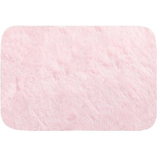Area Rug for Bedroom Fluffy Doormat Soft Puppy Bed Mat, Pink - Bed Bath ...