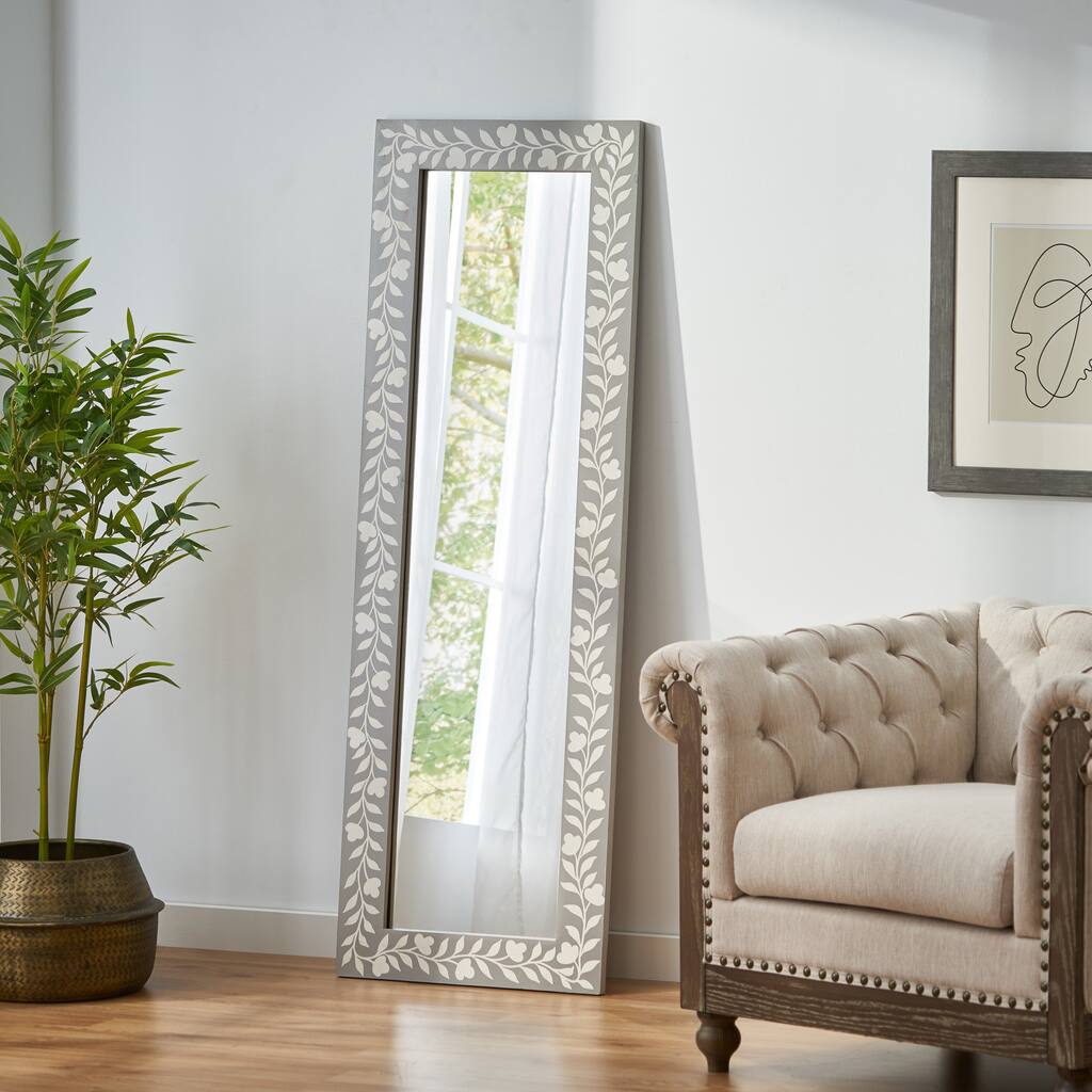 Wyola Boho Handcrafted Painted Full Length Standing Mirror by ...