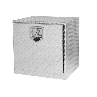 18 Inch Heavy Duty Aluminum Diamond Plate Tool Underbody Box - Bed Bath ...