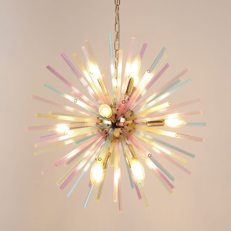 12-Light Modern Creative Sputnik Starburst Pendant Firework Sphere ...