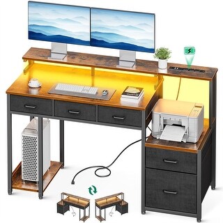 Computer Desk with 3 Drawers - Bed Bath & Beyond - 42135437
