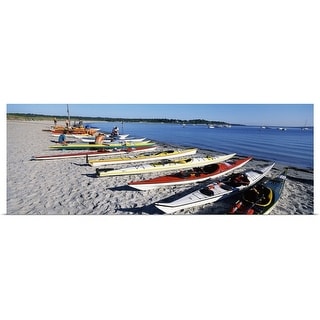 Kayaks on the beach Third Beach Sakonnet River Middletown Newport ...