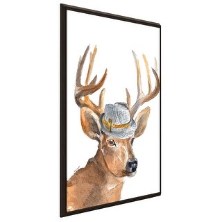 "Gentleman Buck" Print on Floating Canvas - Bed Bath & Beyond - 36488509