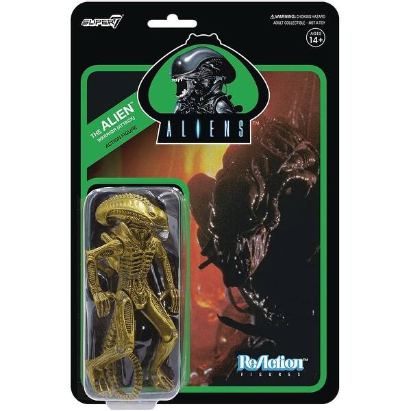 Alien Xenomorph ReAction Figure Wave 1 - Warrior (Attack) - Bed Bath ...