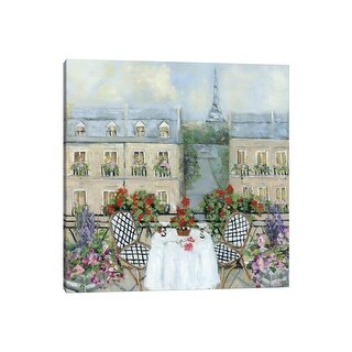 iCanvas "Paris Veranda" by Sally Swatland Canvas Print - Bed Bath ...