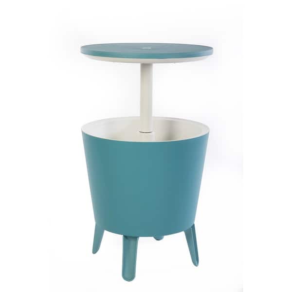 Keter Cool Bar Indoor Outdoor Patio Beverage Cooler and Bar Pop-Up Side ...