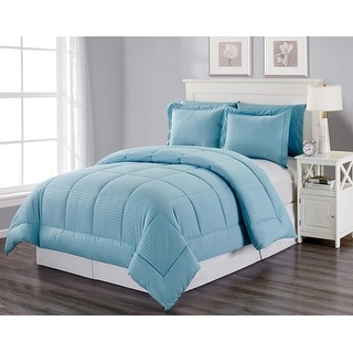 Décor&More Home Essentials 3 Piece Embossed Stripe Down Alternative ...