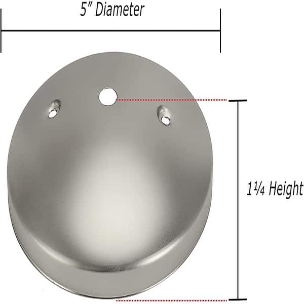 Aspen Creative Modern Light Fixture Canopy Kit, 5" Diameter with Collar ...