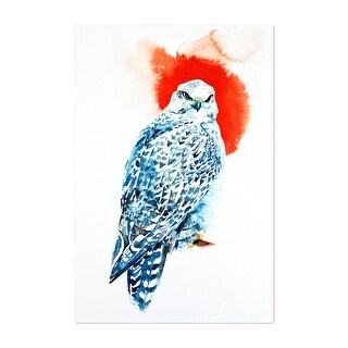 Gyrfalcon Painting Abstract Birds Falcon Watercolor Art Print/Poster ...
