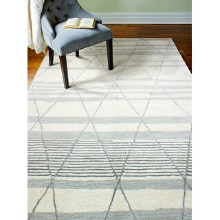 Darya Home Amira Collection Contemporary Geometric Runner Ivory - Bed Bath & Beyond - 35720518