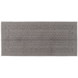 Grey Rubber Backed Rug, Washable Long Kitchen Mat for Home Entryway (43 ...
