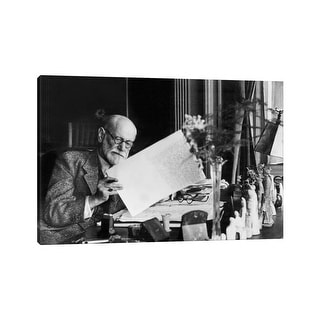 iCanvas "Austrian psychoanalyst Sigmund Freud c. 1937 in his office in ...