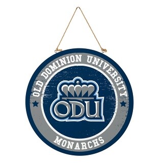 Old Dominion University Wooden Door Decor Wall Sign - Multi-Color - Bed ...