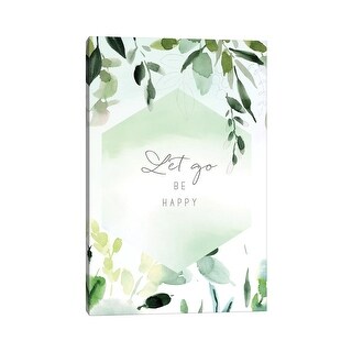 iCanvas "Let Go Be Happy" by Stephanie Ryan Canvas Print - Bed Bath ...