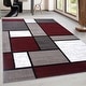 World Rug Gallery Contemporary Modern Boxed Color Block Area Rug - Bed ...