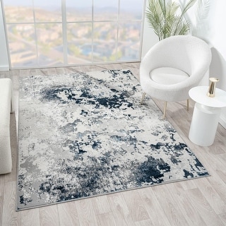 Luxe Weavers Modern Abstract Area Rug High Low Texture, Indoor Carpet ...