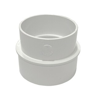 4 in. Beige Unique PVC Sewer Long Bushing - Bed Bath & Beyond - 39110523