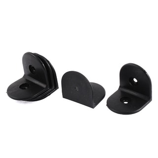 Plastic Corner Brace Joint Right Angle Bracket Black 5pcs - Bed Bath ...