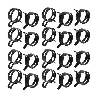 20 Pcs 26mm Spring Type Action Fuel Hose Pipe Air Tube Clip Clamp ...