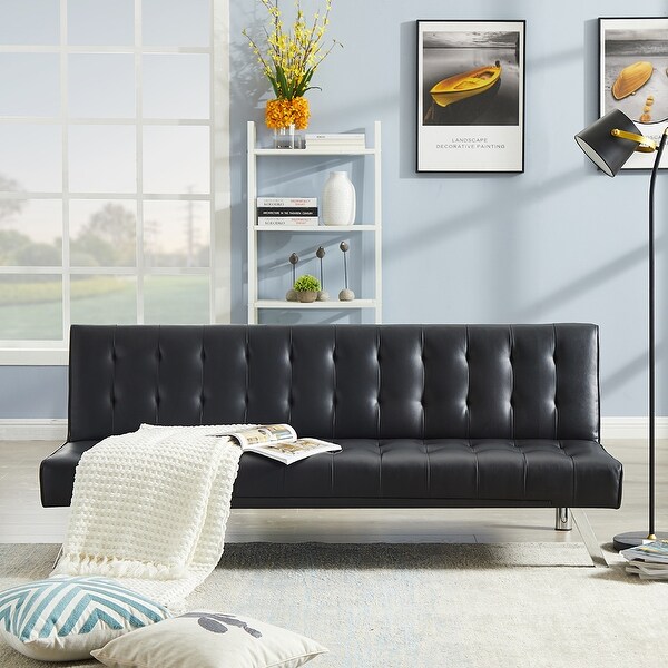 Click clack sofa bed faux leather store