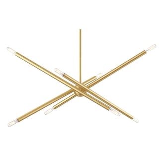 Livex Lighting Soho 8 Light 12" Wide Abstract Sputnik Chandelier - Bed ...