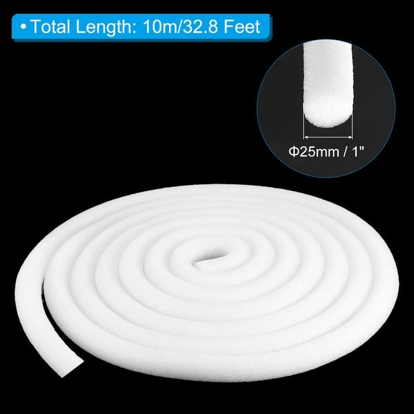 1 inch x 32.8ft Backer Rod for Gaps and Joints Foam Caulk Crack Filler ...