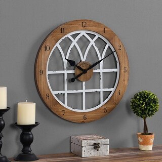 FirsTime & Co. Cathedral Arch Wall Clock, American Crafted, Weathered ...