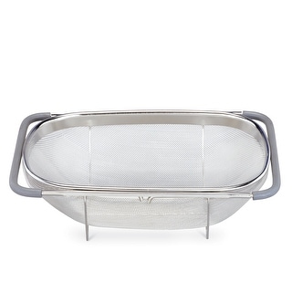 Mesh Stainless Steel Expandable Colander - 22 x 4.25 x 14.25 - Bed Bath ...