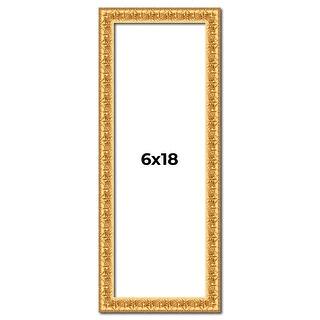 6x18 Frame Gold Real Wood Picture Frame Width 1 inches | Interior - Bed ...