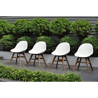 Amazonia Deluxe Hawaii Outdoor Patio Dining Chairs (Set of 2 or 4 ...