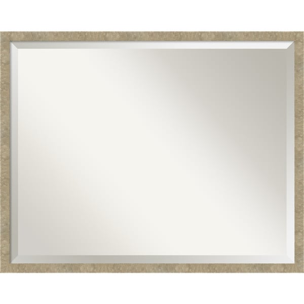 Beveled Bathroom Wall Mirror - Jet Frame - Bed Bath & Beyond - 32532912