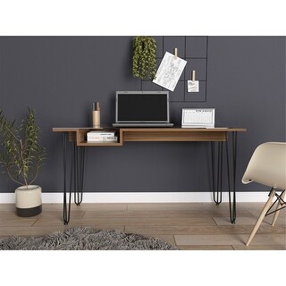 140 Desk One Shelf Four Legs - Bed Bath & Beyond - 38414272
