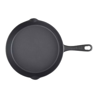10" Black Cast Iron Skillet Pan with Rim - Bed Bath & Beyond - 40103040