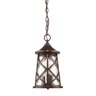Millennium Lighting 3 Light 8" Wide Outdoor Mini Pendant with Glass ...