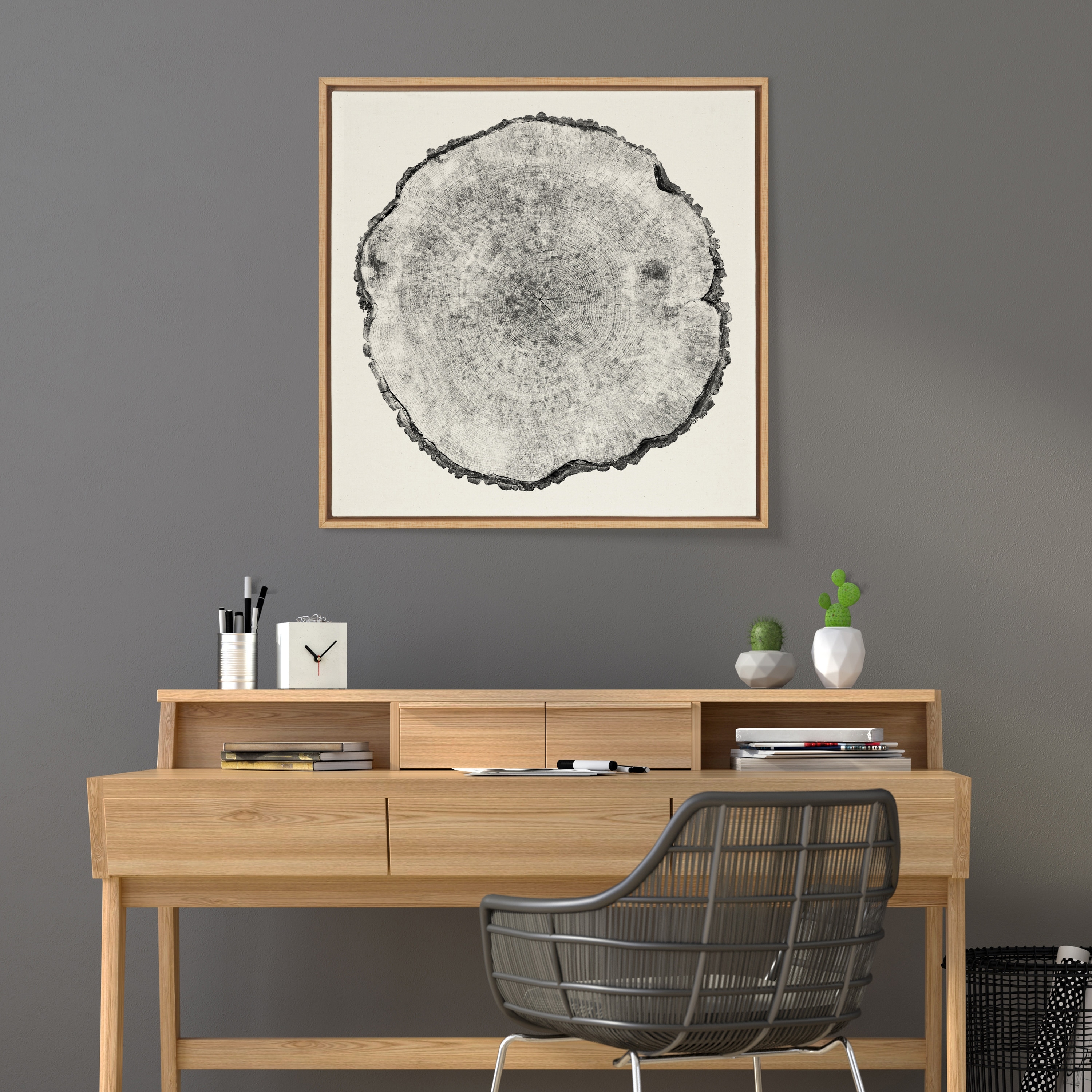 Floral Framed Canvas - Bed Bath & Beyond