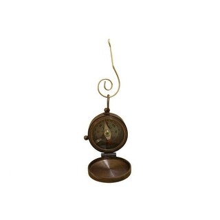 4" Antique Copper Compass with Lid Ornament Perfect for Christmas ...