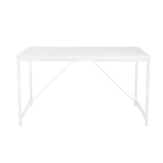 Gilbert Desk in White with White Frame - Bed Bath & Beyond - 38395780