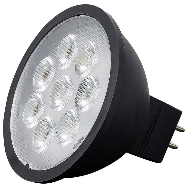 6.5W MR16 LED Black Finish 5000K GU5.3 Base 500L 12V - Bed Bath ...
