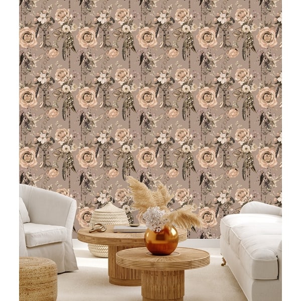 dark beige wallpaper