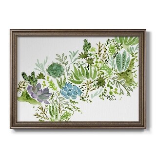 Succulent Field I Premium Framed Canvas- Ready to Hang - Bed Bath ...