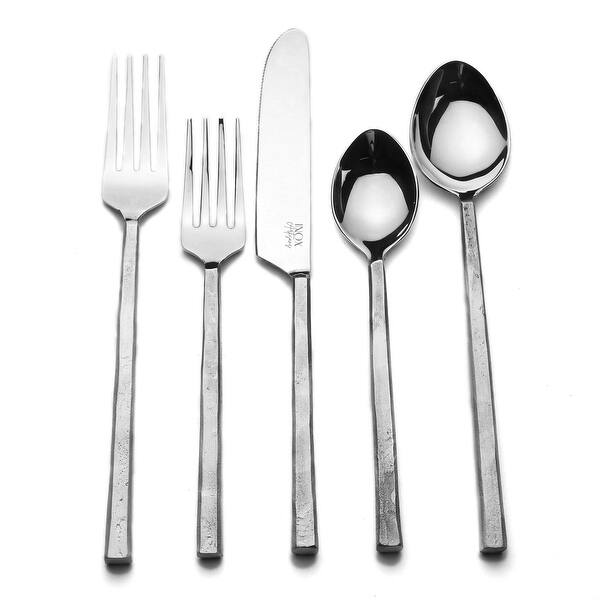 Inox Jason Design 20-piece Nascent Steel Flatware Set - Bed Bath ...