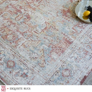 The Met X Exquisite Rugs Antique Loom Rust/Beige Area Rug. - Bed Bath ...