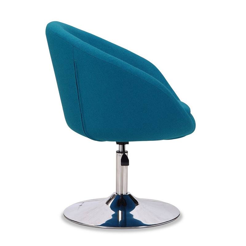 Manhattan Comfort Hopper Upholstered Swivel Lounge Chair - Set of 2 ...