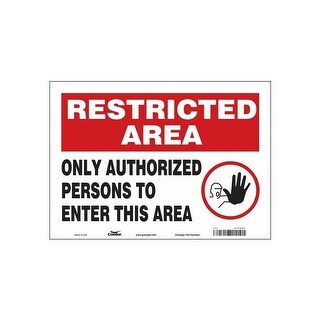 Condor Safety Sign,10 inx14 in,Vinyl 472X01 - 1 Each - Bed Bath ...