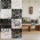 12/24Pcs Hanging Room Divider PVC Panel Screens Home Office Wall Decor ...