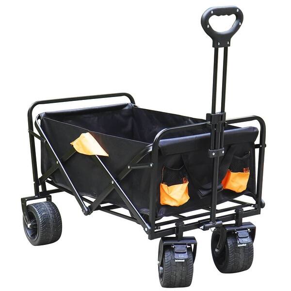 Foldable Grocery Wagons Heavy Duty Beach Wagon Cart Water Tanker ...
