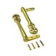 Stair Carpet Runner Holder Clips Solid Cast Brass 3.75" L Antique Easy ...
