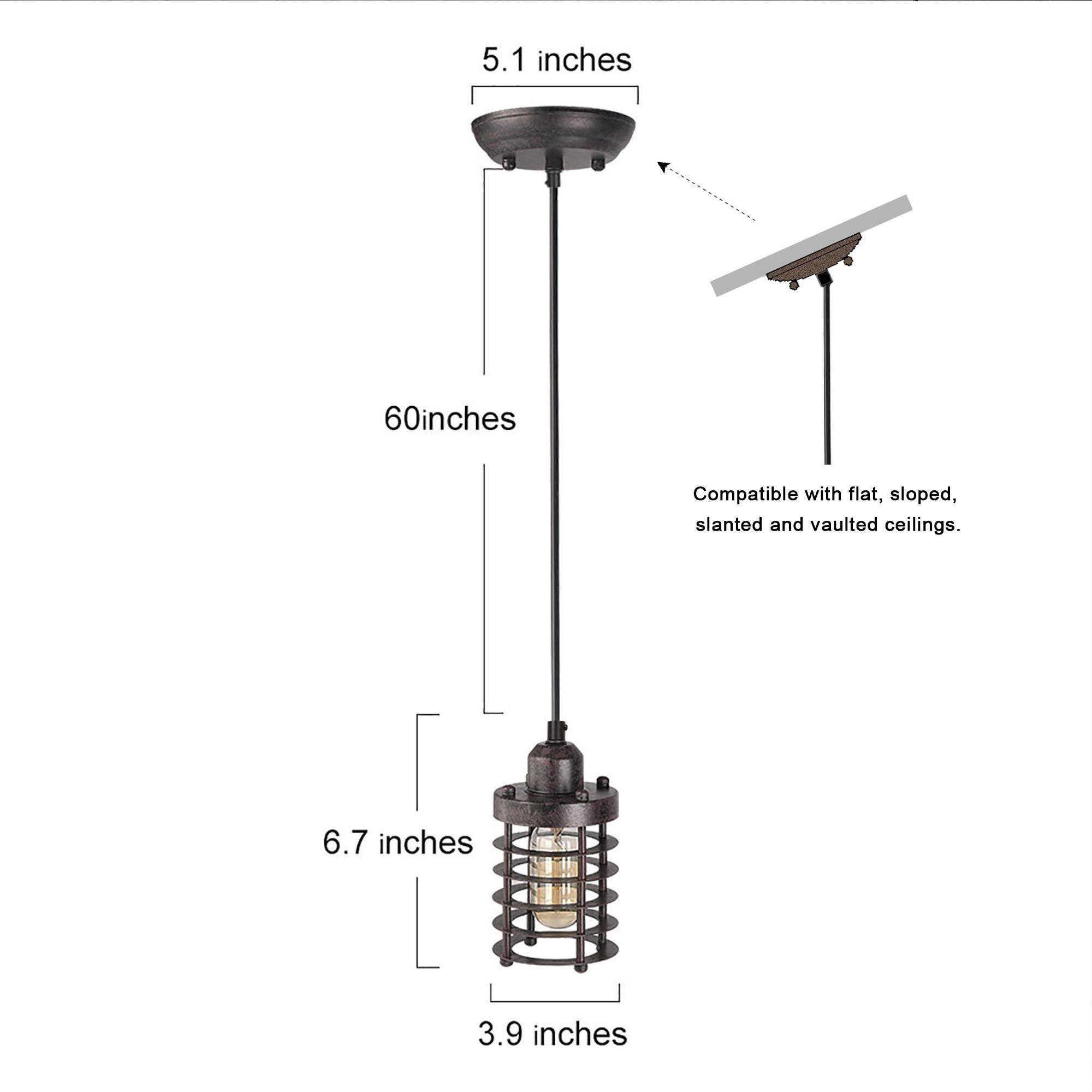 The Gray Barn 1-Light Farmhouse Rustic Pendant Lights for Kitchen ...