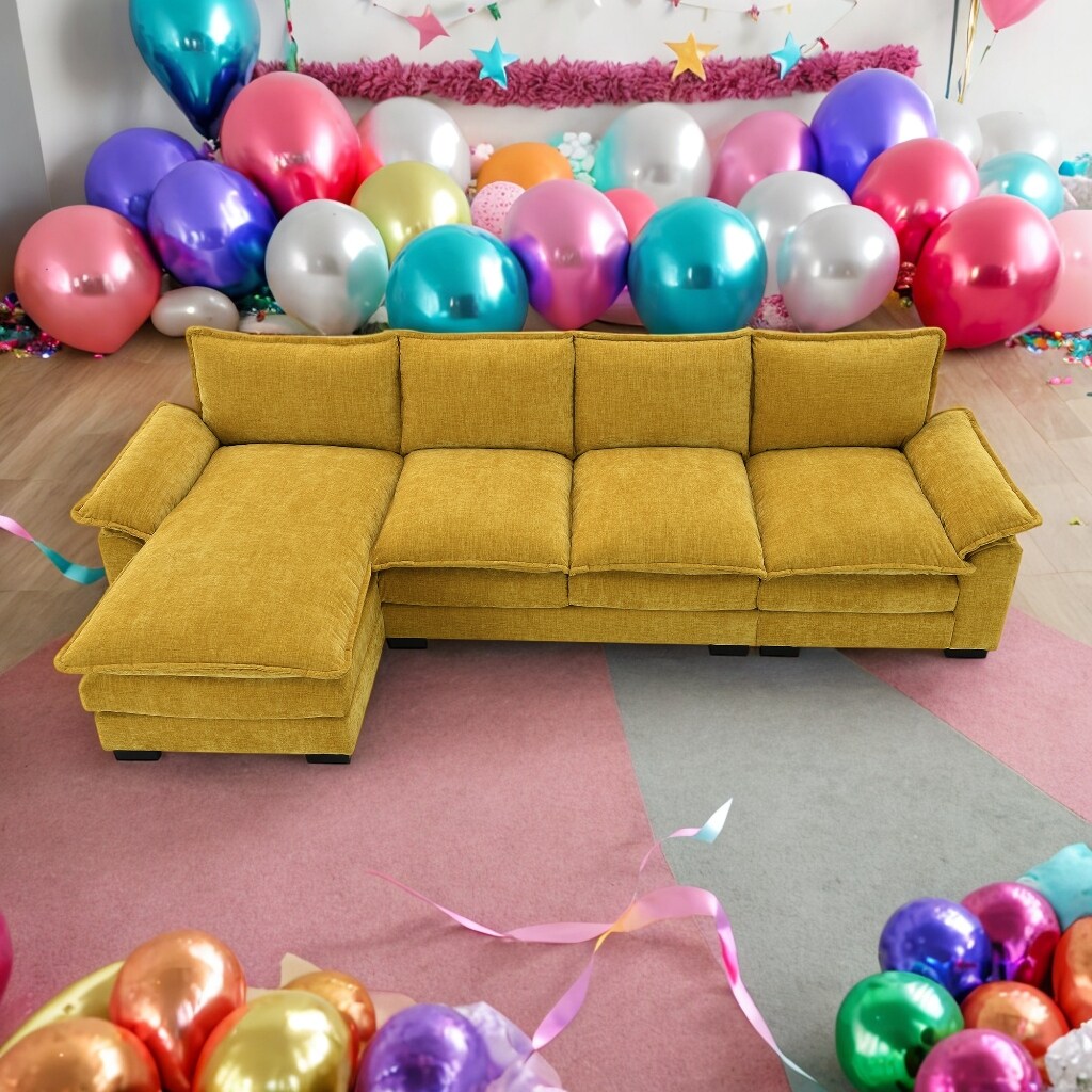 colourful corner sofa