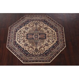 Geometric Traditional Heriz Turkish Oriental Area Rug Bedroom Carpet ...